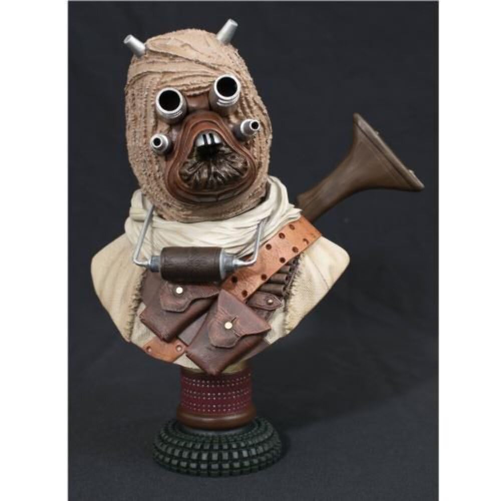 Diamond Select Toys Star Wars A New Hope: Tusken Raider Legends in 3-Dimensions 1:2 Scale Bust, Multicolor, 10 inches