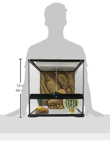Exo Terra Desert Habitat Kit, Reptile Terrarium Starter Kit, Medium, PT2652A1
