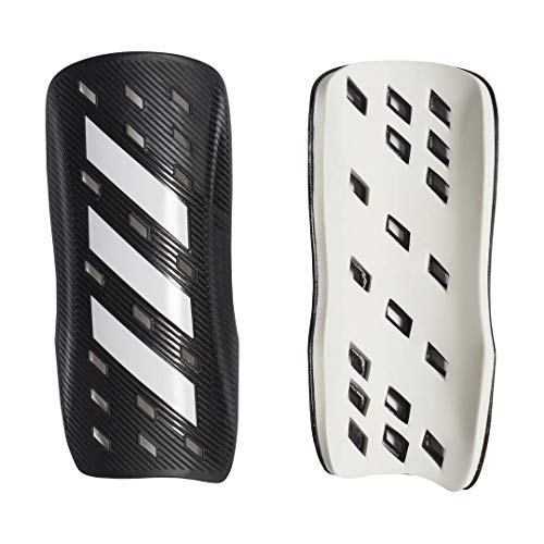 adidas Unisex-Adult Tiro Club Shin Guard, Black/White, Medium