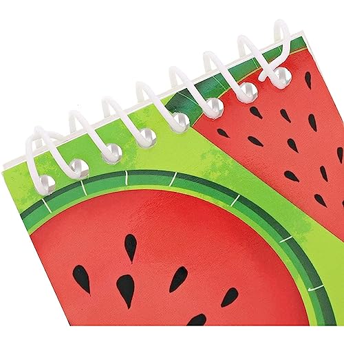 Juvale Mini Spiral-Bound Notebooks with 4 Fruit Designs (3 x 5 Inches, 24-Pack)
