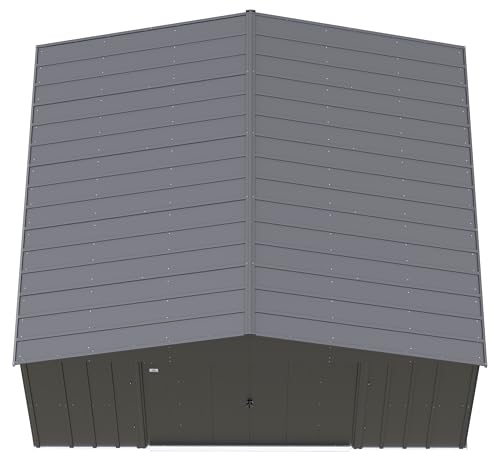 Arrow Classic Metal Shed, 14 x 12, Charcoal