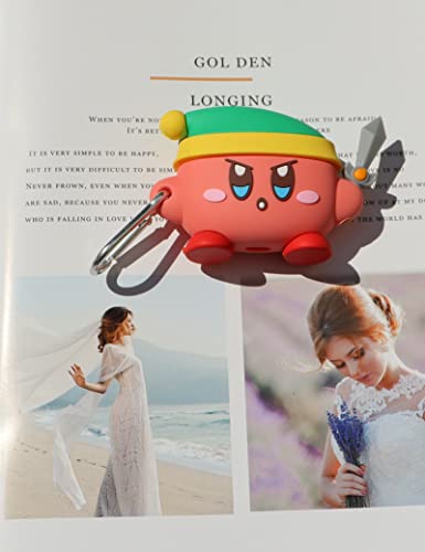 Case Design for Apple AirPods Pro Case Adorable Cartoon Cover Silicone Shockproof 3D Monster Cute Kawaii Protective Case Anti-Fall Case for Airpod Pro Case with Carabiner Ring
