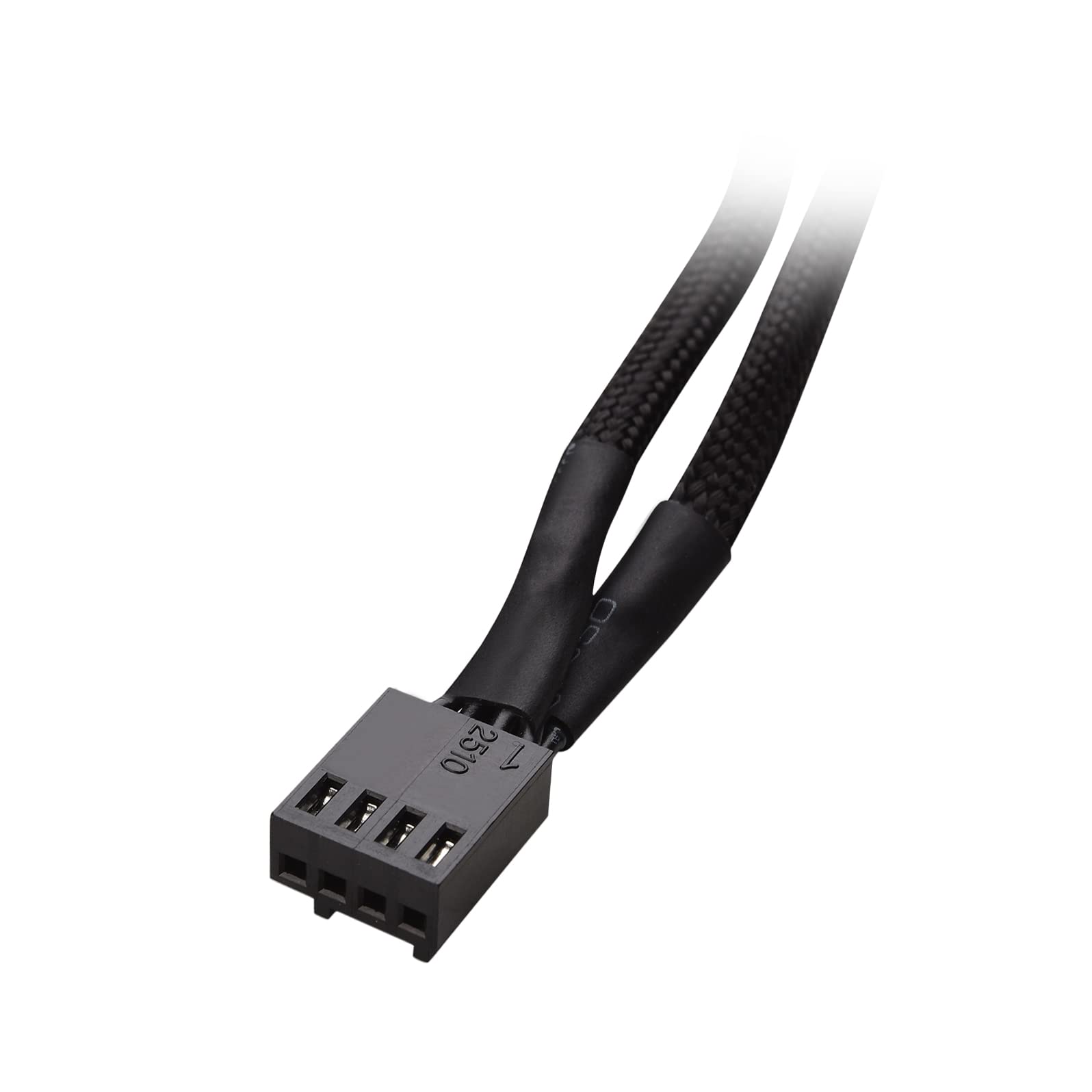 Cable Matters 2-Pack 2 Way 4 Pin PWM Fan Splitter Cable - 4 Inches, PC Fan Splitter 1 to 2 Converter, PC Fan Extension Cable