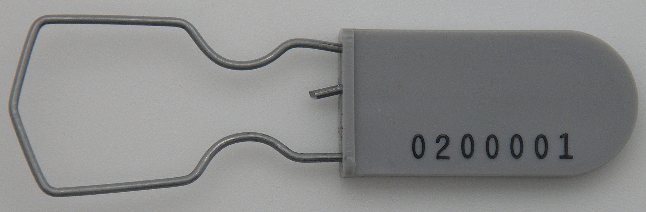 Electric Meter Security Seal Wire Padlock Pack of 50 (Grey)