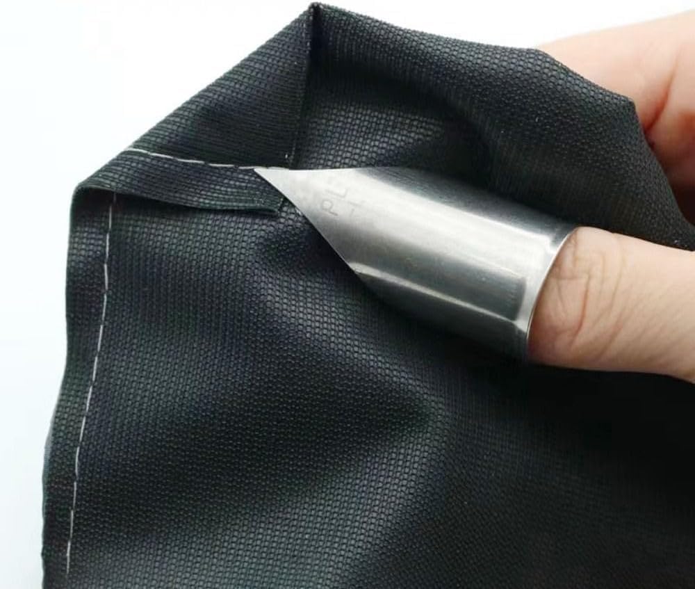 Lapel Tool, Stainless Steel Thumber Point Turner Lapel Tool for Sewing Quick and Efficient Tool for Turning Collars, Cuffs, Pockets and Belts, Sewing Notions and Supplies (Large)