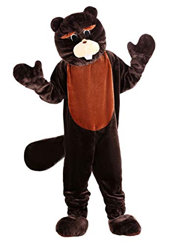 Dress Up America Beaver Mascot - Beaver Costume for Teens and Adults (One Size Adults)