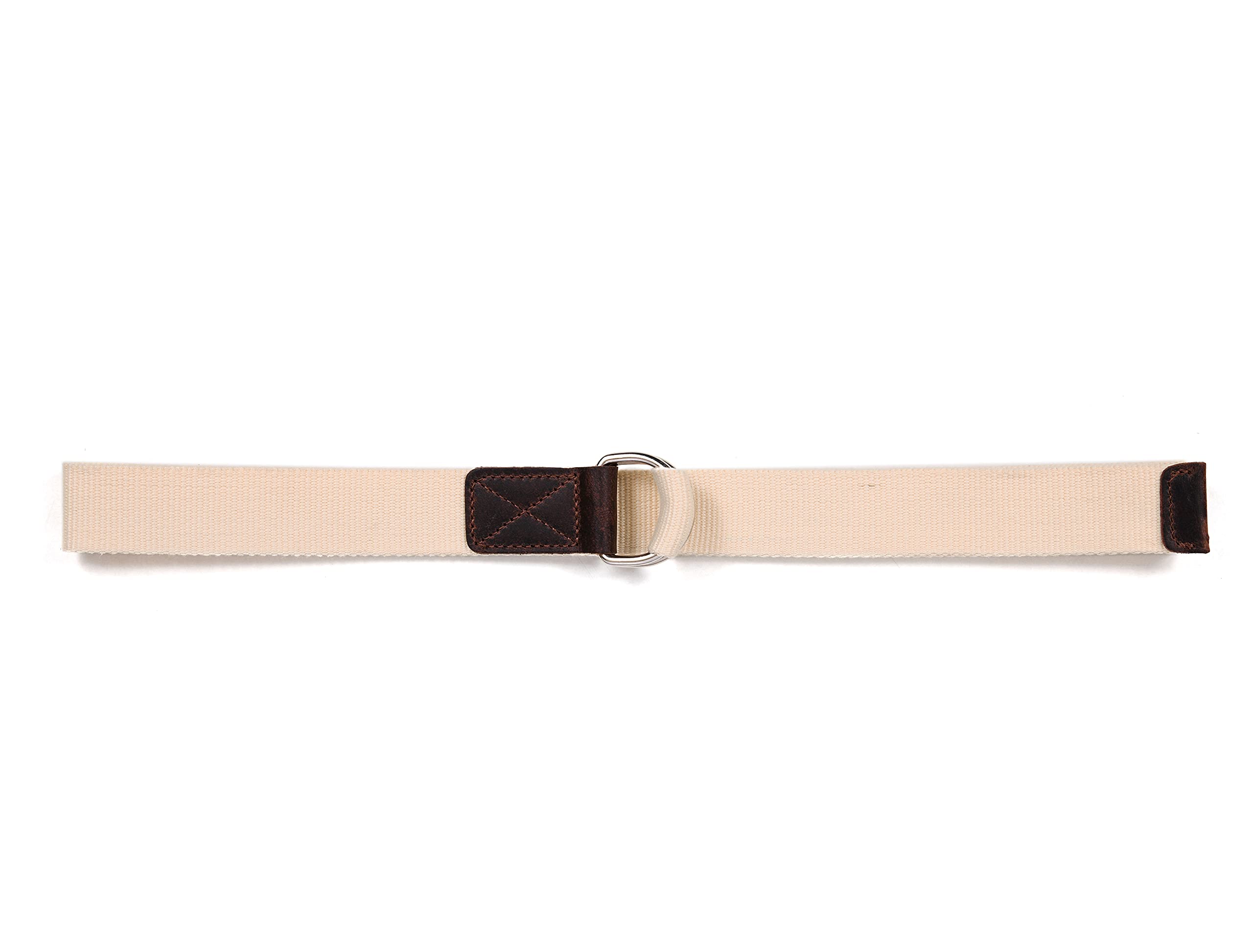 Aaron Leather Goods Canvas Belt with D-ring for men & women 1 or 3 pcs Black Brown Green (Blue, L/XL (36"-42" Waist))