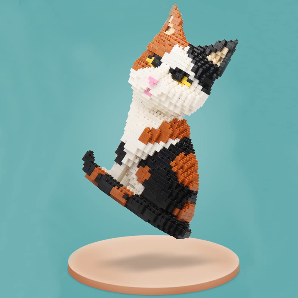 Uvini Adult Building Set, Blocks Pets, Micro Bricks Cat Animal Toy for Kids 10,11, 12, 13, 14, Teens or Adult, 1300 Pieces (1301)