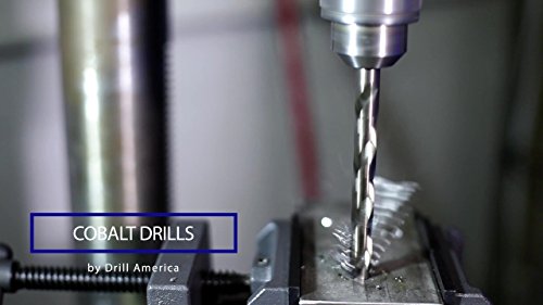 Drill America 60 Piece m42 Cobalt Screw Machine (Stub) Drill Bit Set (Wire Sizes: #1 - #60), D/ASTCO Series