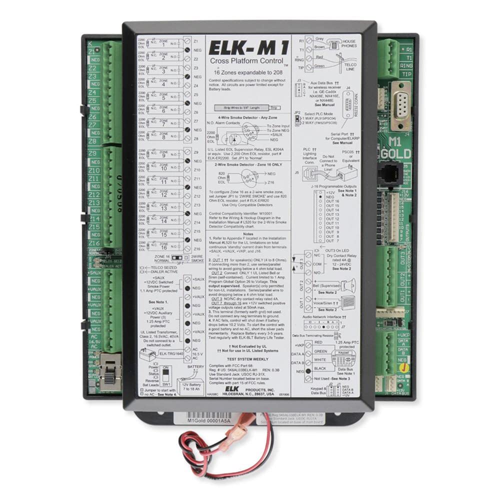 ELK M1GSYS3 M1G (Gold) Kit- NO KEYPAD- 14in can