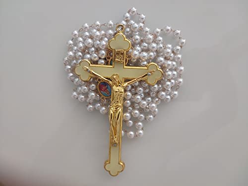 Catholic Wedding Lasso Rosary with Jesus Christ and Virgen Wedding Lasso Catholic Set Lasso for Wedding Ceremony Lazos para bodas de iglesia para novios Lazo para Boda