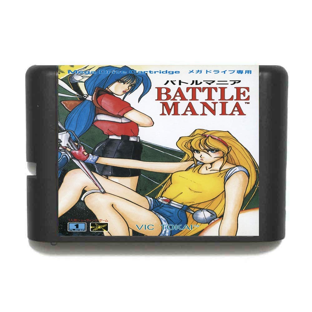Battle Mania 16 Bit Md Game Card For Sega Mega Drive For Genesis