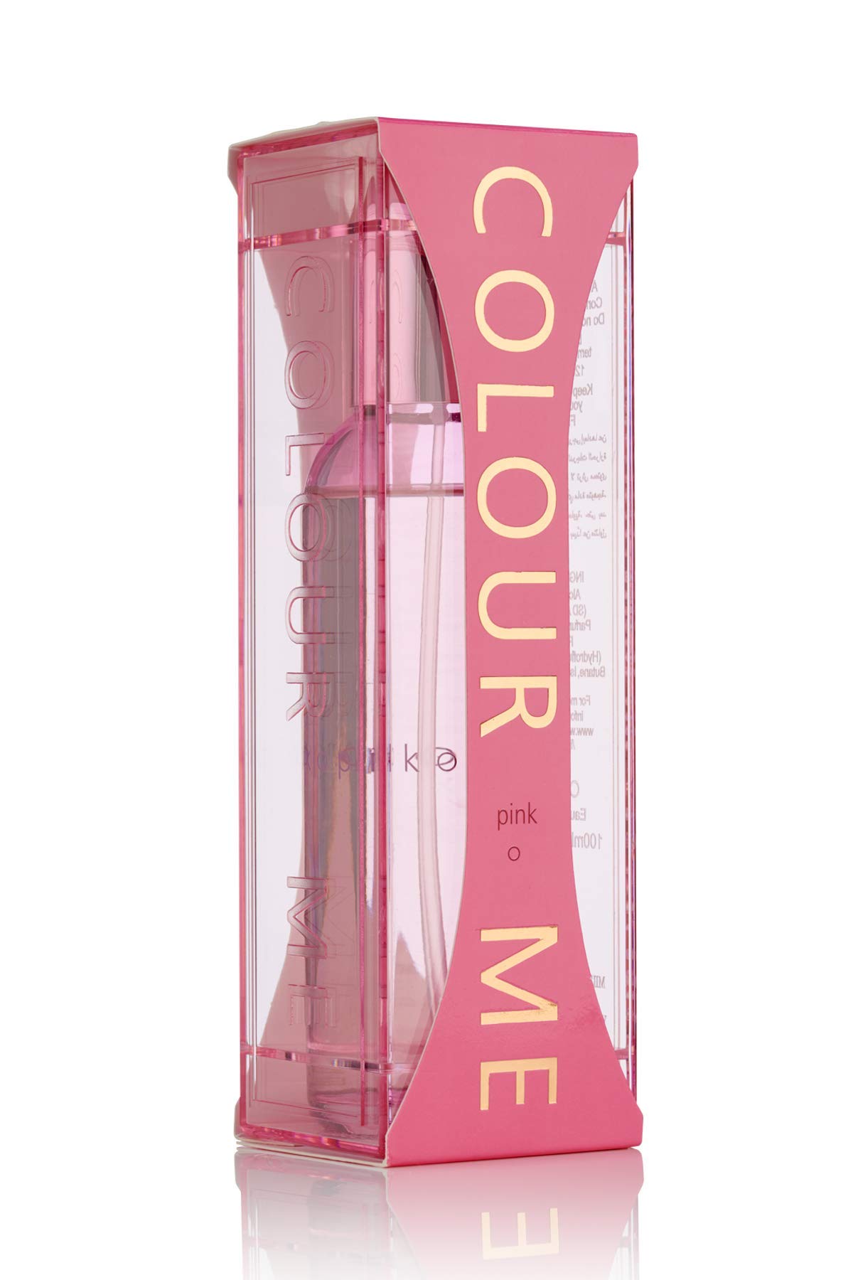 COLOUR ME Pink by Milton-Lloyd - Perfume for Women - Floral Scent - Opens with Almond Blossom, Lilies, and White Rose - Blended with Vanilla Base - For Warm, Romantic Ladies - 3.4 oz EDP Spray