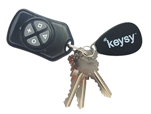 Keysy Rewritable RFID Key Fobs (5-Pack, Black)