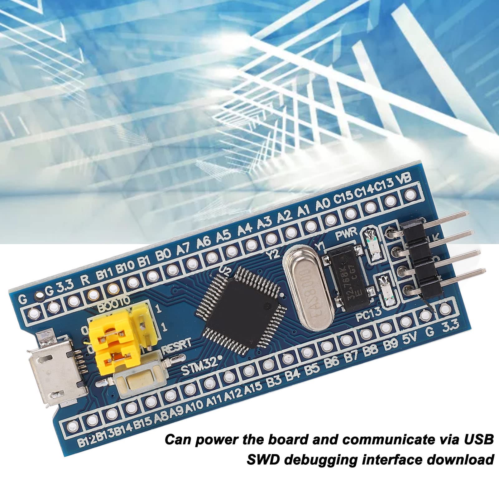 5Pcs ABS System Board Module Core Learning Board Micro USB System Board for DIY Electrical Testing