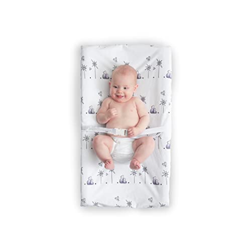 JumpOff Jo Waterproof Fitted Changing Pad Cover ā Soft Plush Minky Fabric - Bears