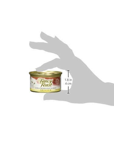 Fancy Feast Grilled Liver and Chicken Feast in Gravy Gourmet Cat Foods - 24 Pack