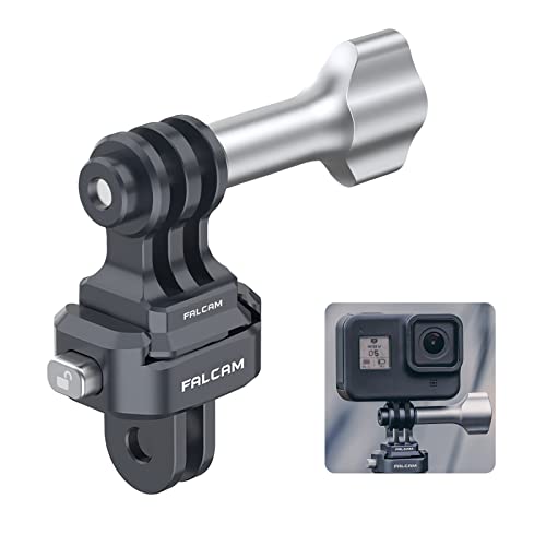 Falcam F22 Quick Release Kit for Action Cameras, Camera Mounting Adapter Convert Action Camera Interface to F22 QR System, 22mm Aluminum Camera Accessory Kit for Photographer, Fits for GoPro and DJI