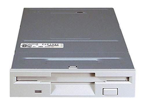 New Internal Floppy Disk Drive (White) 1.44 MB 3.5-inch Floppy Disk Drive with Bundle 18 inch Dual Drive Ultra ATA IDE Hard Drive Cable - IDE/EIDE Cable - UDMA 66/100-40 pin