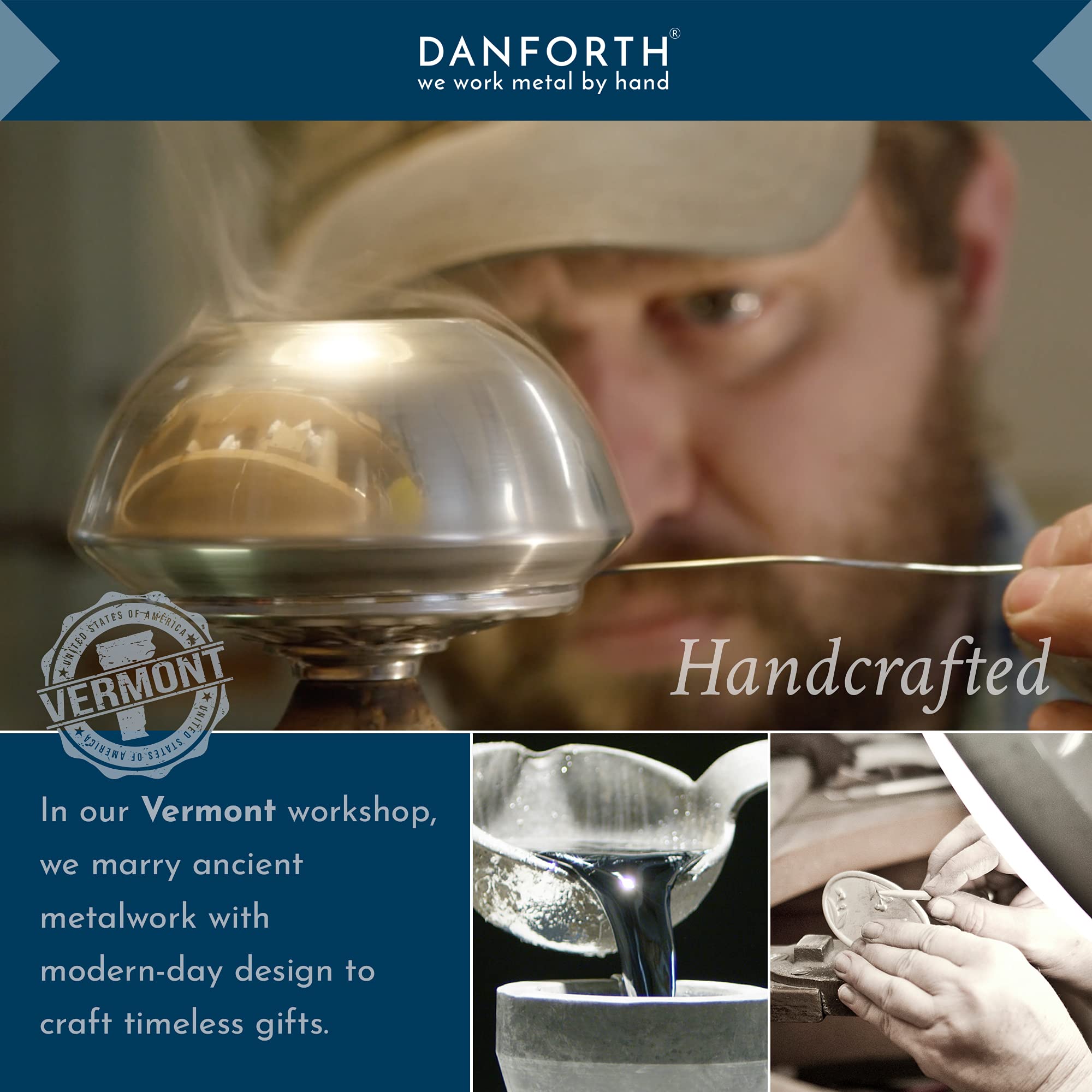 DANFORTH - Tractor Tooth Fairy Box - Handcrafted Pewter Toothfairy Box For Boys and Girls - Made In USA