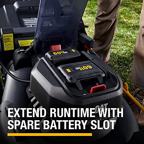 Cat DG670 60V 21β Cordless Lawn Mower 3-In-1 Cutting Modes, Brushless Battery Lawn Mower with TorqLogic, Easy-Adapt Walk-Behind Push Lawn Mower β Battery & Charger Included