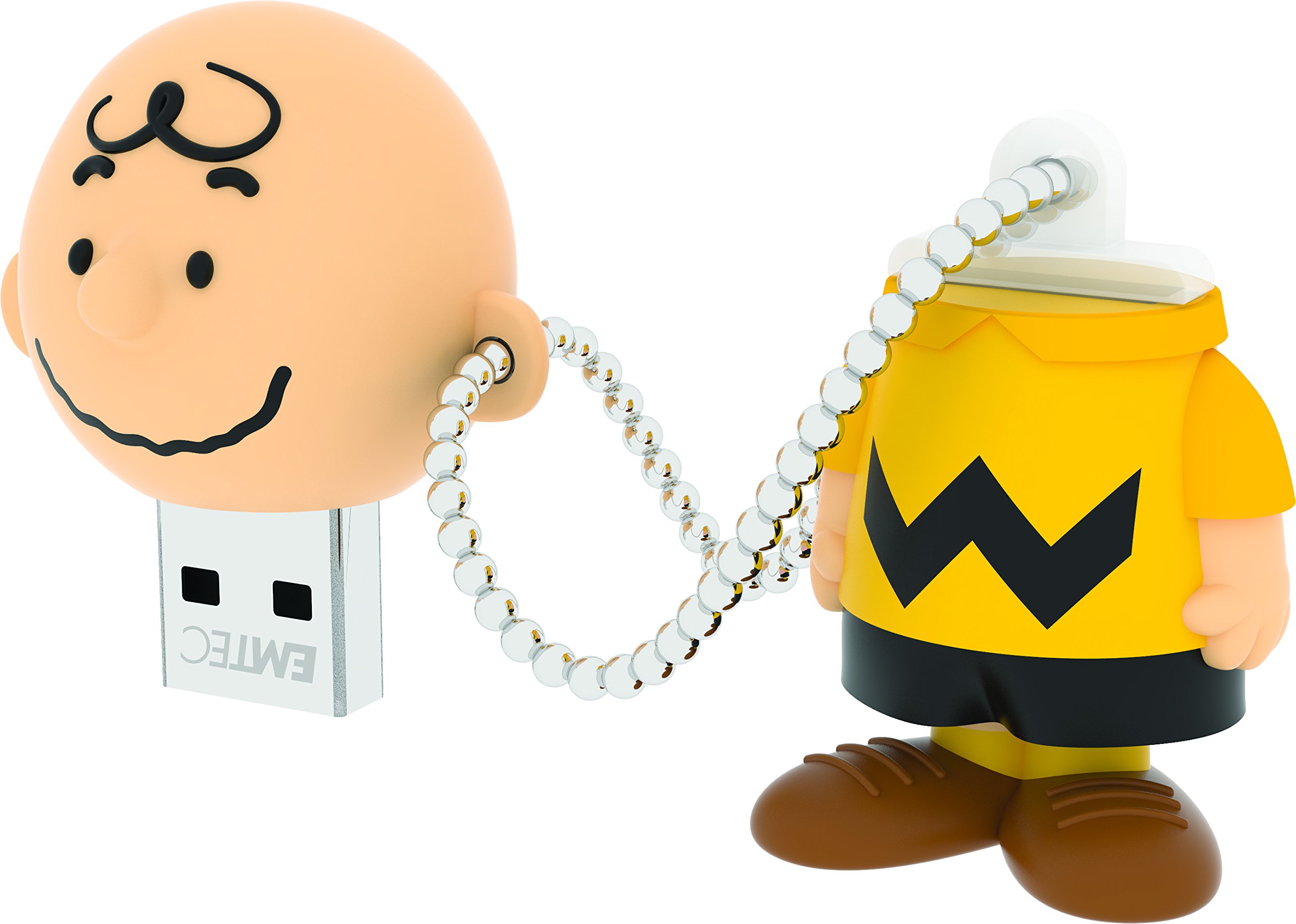 EMTEC USB Flash Drive 8GB Stick 2.0 Peanuts " Charlie Brown " 3D Design - PN 101