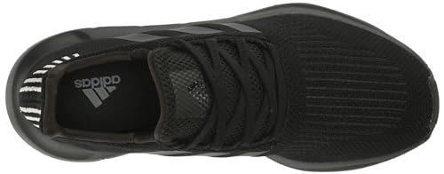 adidas Women's Swift Run Sneaker, Core Black/Core Black/Wonder Quartz, 9
