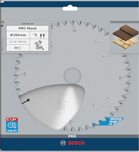 Bosch 2608640436 Circular Saw Blade "Top Precision" Opwob 10inx30mm 60T