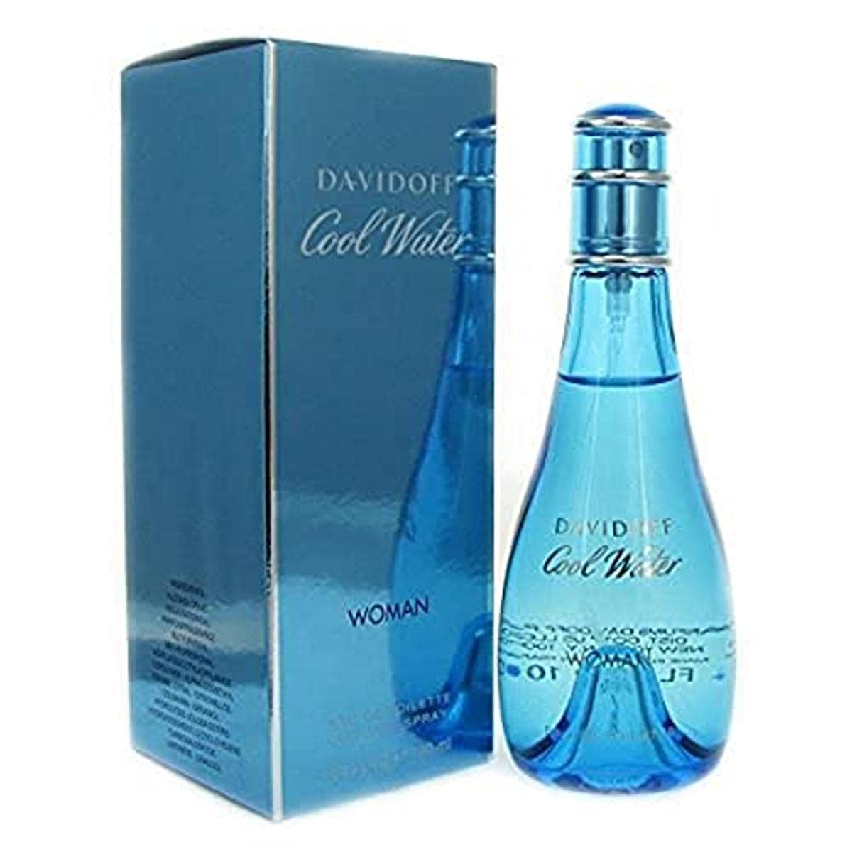 Davidoff Cool Water Eau De Toilette Spray for Women, 3.4 Ounce