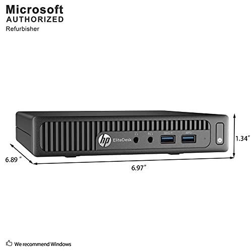 HP EliteDesk 705 G3 - Mini Desktop - A10 PRO-8770E 2.8 GHz - 8 GB - 128 GB SSD 1GG27US#ABA (Renewed)