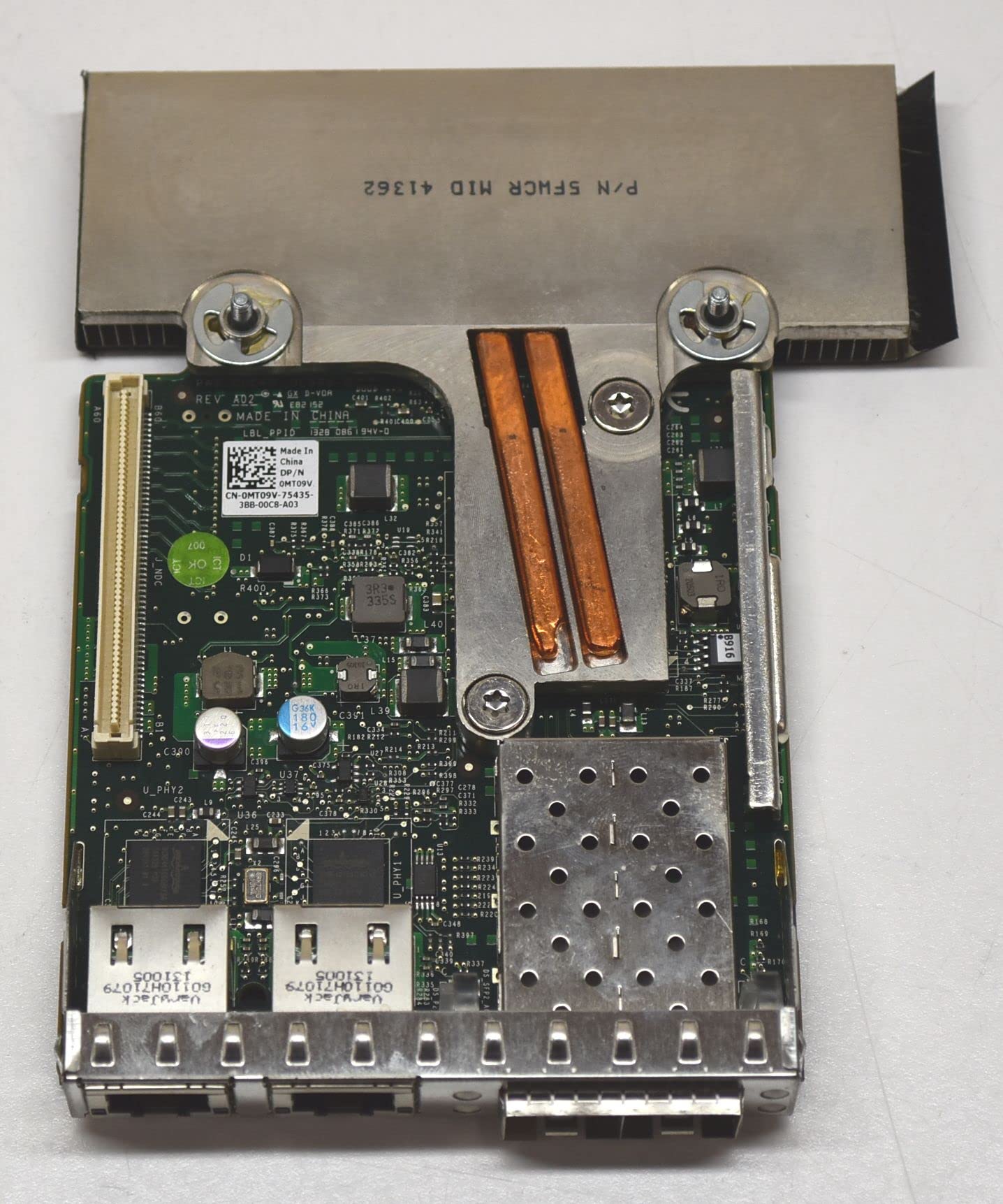 Dell MT09V BROADCOM 57800S Quad Port SFP+ 2 X 10GBE TRANSCEIVER SFP+ P (Renewed)