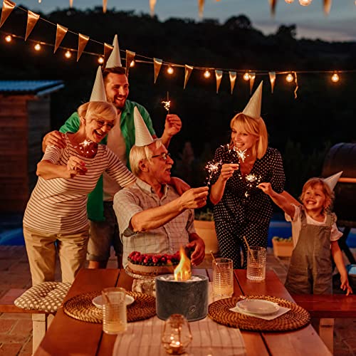 A AIFAMY Tabletop Fire Pit Marble Table Top Fire Pit Bowl, 7" Mini Personal Fireplace for Indoor and Outdoor, Smokeless Clean-Burning Bio Ethanol Fire Pit for Smore’s Maker(1.5h Burning Time)