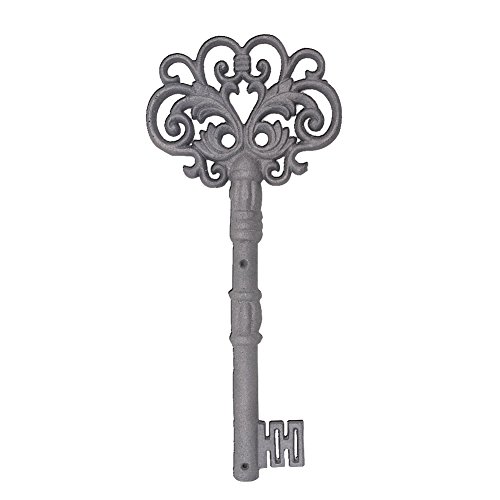 JOHOUSE Large Iron Key, Skeleton Key Decorative Antique Style Decorative Wine Cellar Key Castle Key for Home DΓ©cor