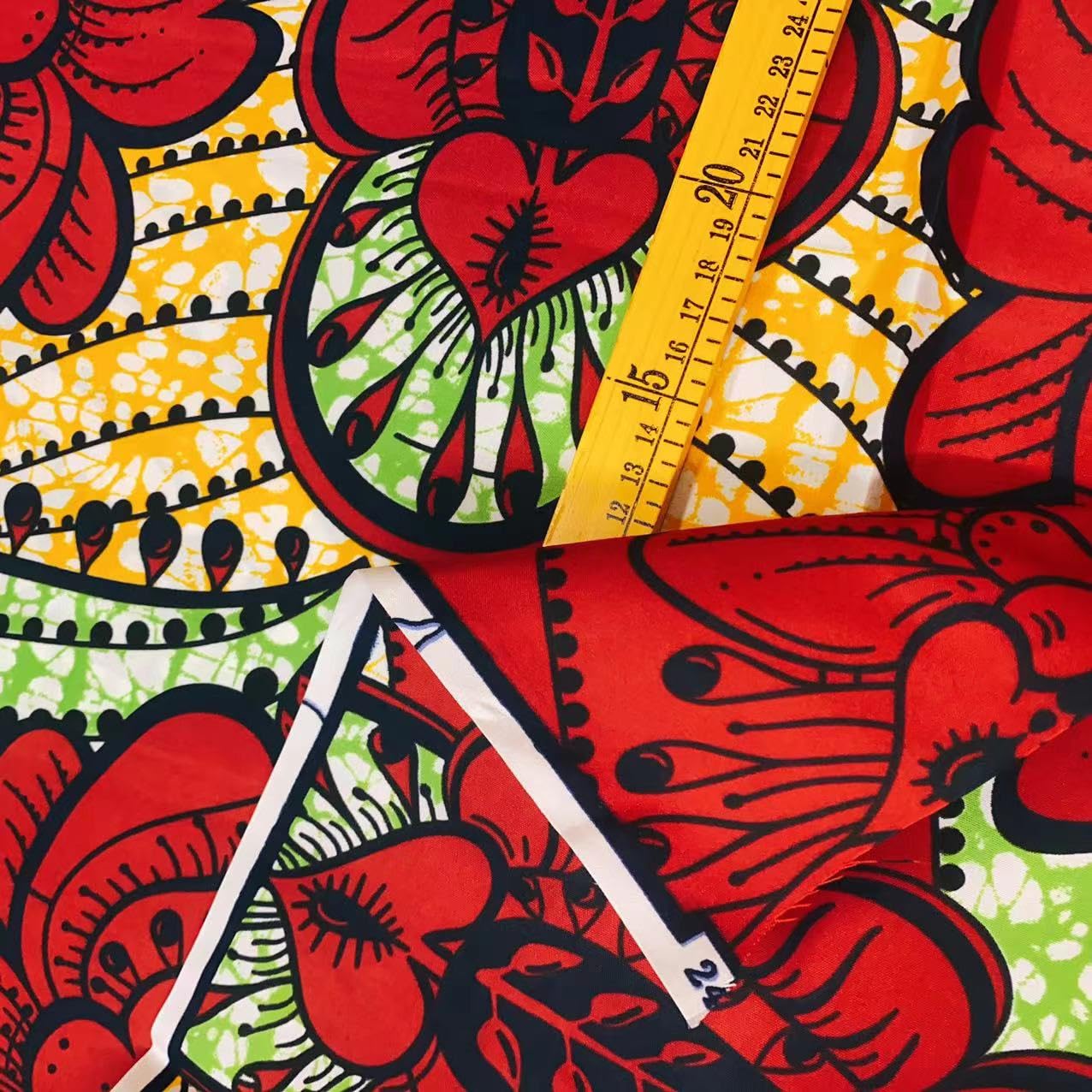 African Fabric 6Yards/1pc Ankara Fabric Tribal Print Polyester Fabric for Party Dress