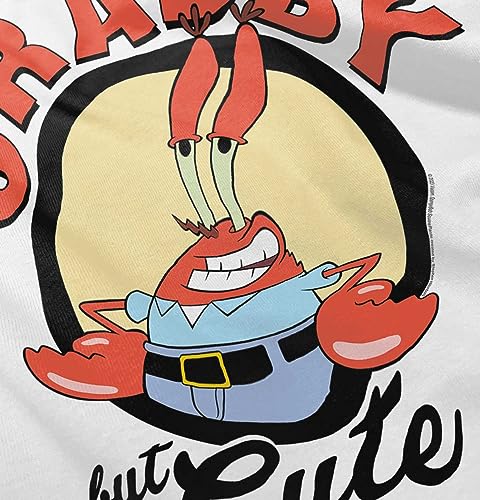 Brisco Brands Mr.Krabs Krabby But Cute Cartoon Football Romper Boy Girl