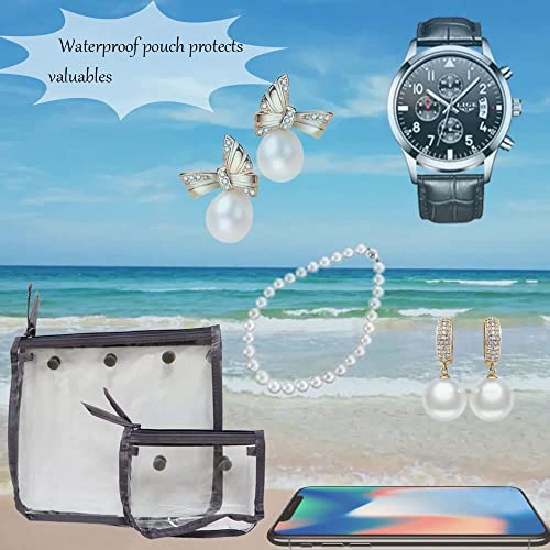 FARRJO Clear Waterproof Insert Pouch for Bogg Bag Travel Organizer Storage for Bogg Bag Hanging Bag for Bogg Bag (1PC(Set of 2))