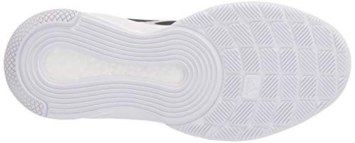 adidas Women's Crazyflight Mid Volleyball Shoe, White/Black/Grey, 8