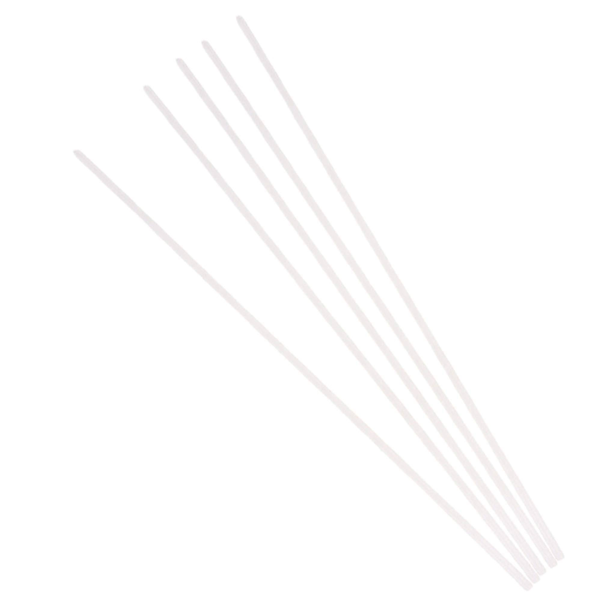 5pcs Oil Car Plastic ion Antenna Tube with Caps for RC Car 02057 White