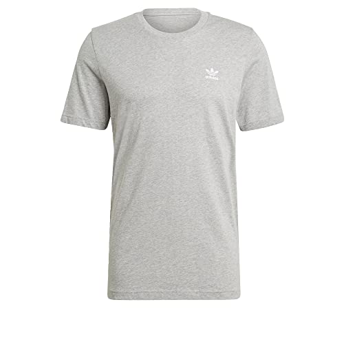 adidas Originals,mens,Essentials Tee,Medium Grey Heather,Large