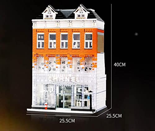 General Jim's Crystal Palace City Modular Building Blocks MOC 2 Floor Shopping Store 3804 Piece Building Blocks Bricks House Toy Building Set with All Accessories Shown for Teens and Adults