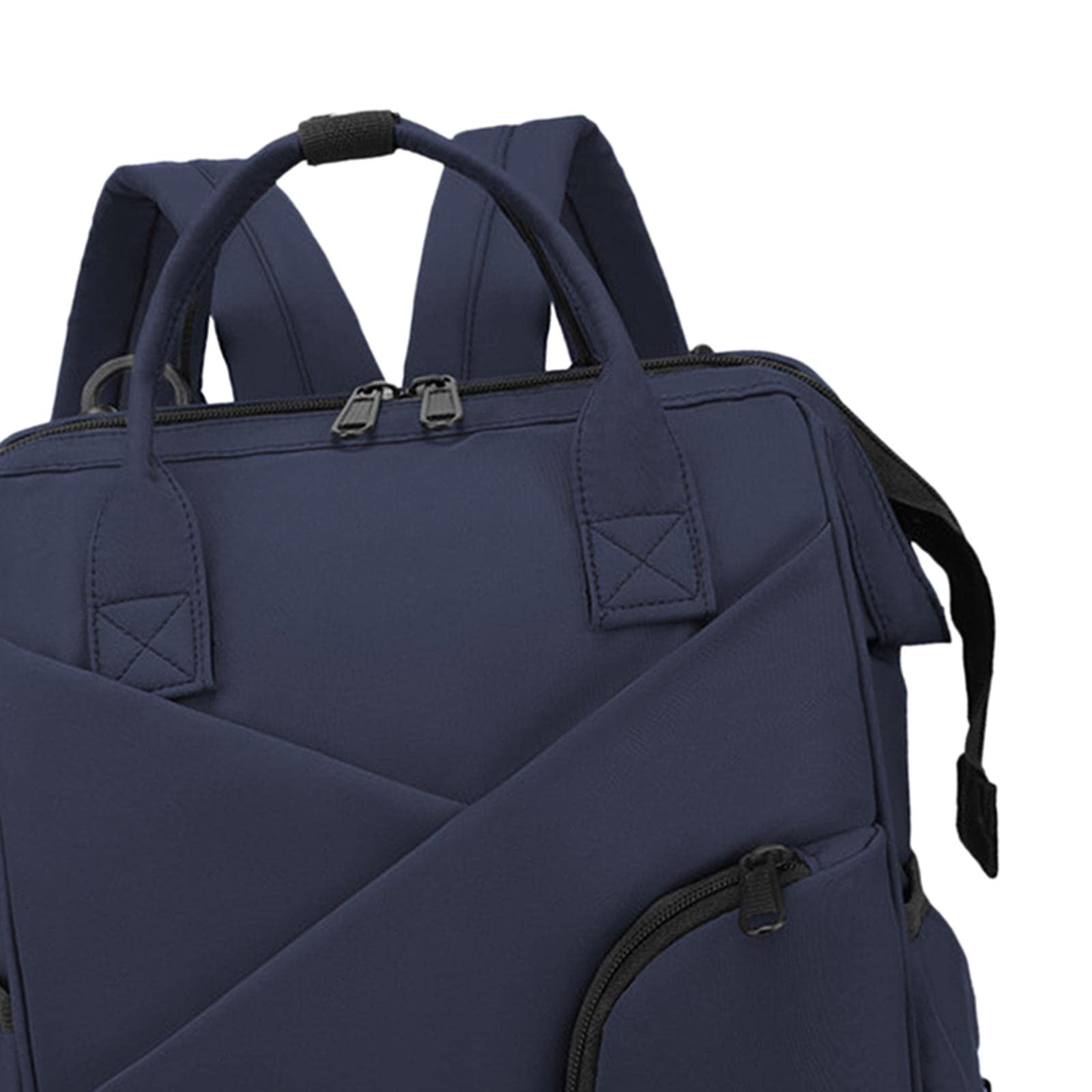 AMLESO Travel Diaper Bag Tote Shoulder Backpack Large Capacity Waterproof, blue