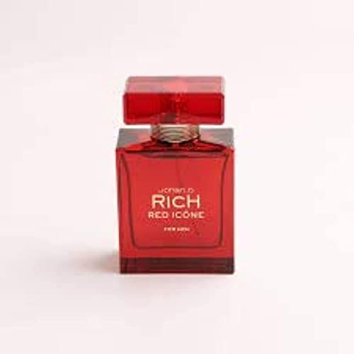 RICH RED ICONE BY JOHAN B. 90 ML/3.0 OZ EAU DE TOILETTE SPRAY