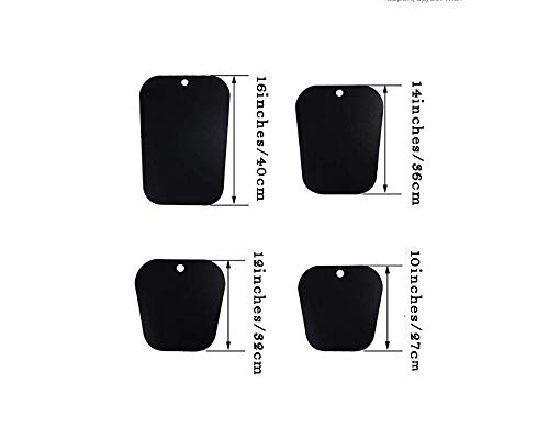 SYBL 2 Pairs(4 Sheets) Boot Shaper Form Inserts Tall Boot Support Shaper Thicken Shoe Tree Shape Holder for Women and Men,Black 16 Inches