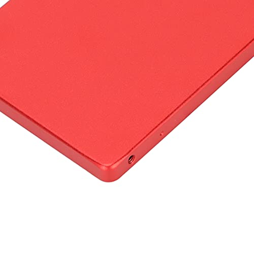 Aluminum ssd adapter case, durable stable ssd adapter case kit 6gbps ultra slim home office computer data transfer Red