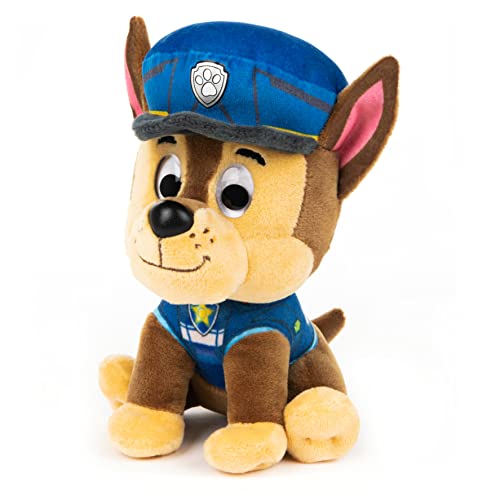 GUND PAW Patrol: The Movie Chase Plush Toy, Premium Stuffed Animal for Ages 1 and Up, 6”