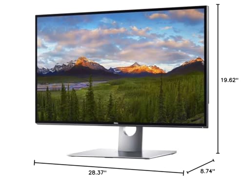 Dell UP3218K Ultra sharp 32" 8K Monitor, Silver/Black