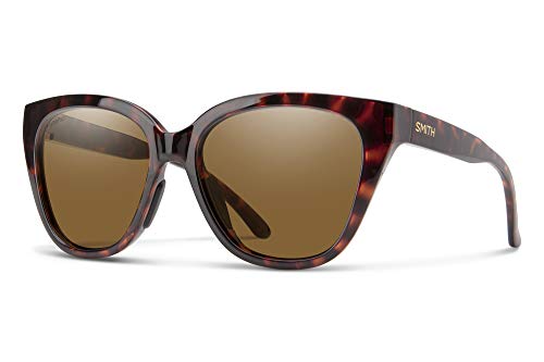 SMITH Era Sunglasses – Performance Sports Sunglasses for Cycling, Running, Baseball, Golf – for Men & Women – Tortoise + ChromaPop Polarized Brown