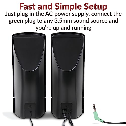 Cyber Acoustics CA-2014 multimedia desktop computer speakers