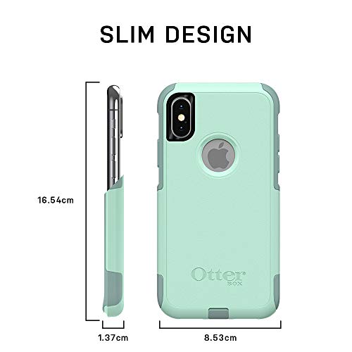 OTTERBOX COMMUTER SERIES Case for iPhone Xs Max,Synthetic Rubber,Lightweight- Retail Packaging - BESPOKE WAY (BLAZER BLUE/STORMY SEAS BLUE)