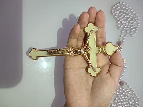 Catholic Wedding Lasso Rosary with Jesus Christ and Virgen Wedding Lasso Catholic Set Lasso for Wedding Ceremony Lazos para bodas de iglesia para novios Lazo para Boda